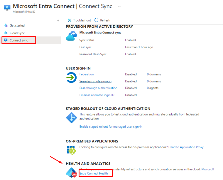 Find your Azure/Entra AD Connect info - version - Jim Mavridis