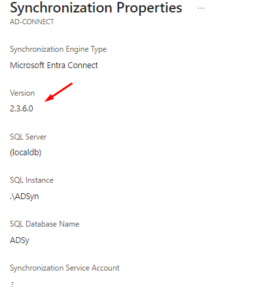 Find your Azure/Entra AD Connect info - version - Jim Mavridis